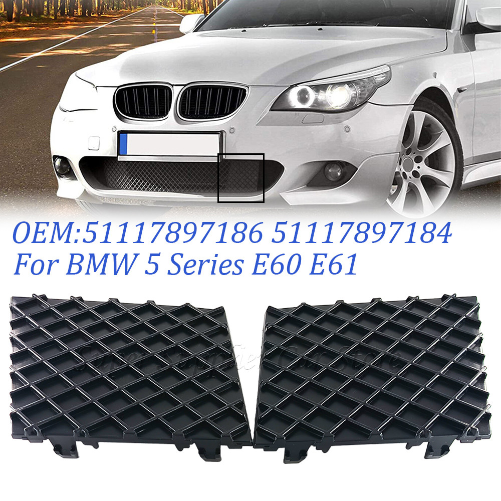 Jual IMPORT FRONT BUMPER COVER LOWER MESH GRILL PLATE TRIM CAP FOR BMW ...