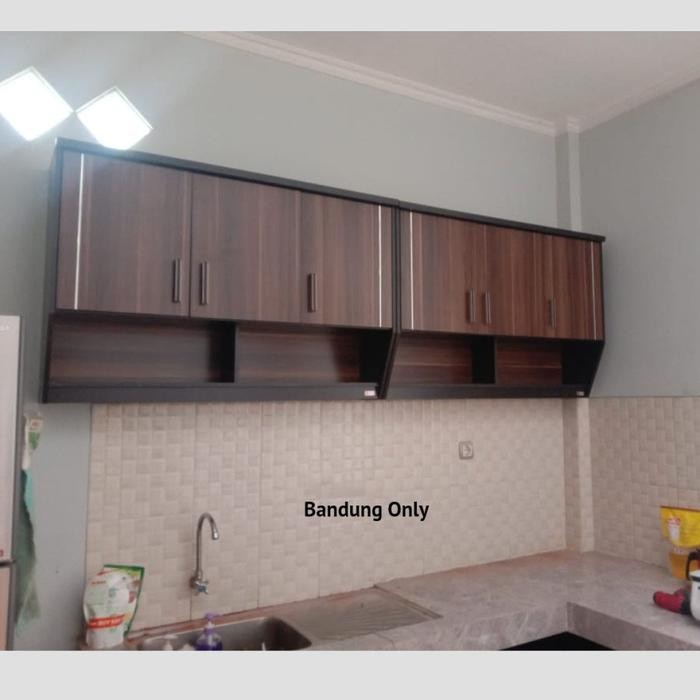 Jual Rak Dapur 3 Pintu Atas Kitchen set 3 pintu Bawah Buffet Rak sayur ...