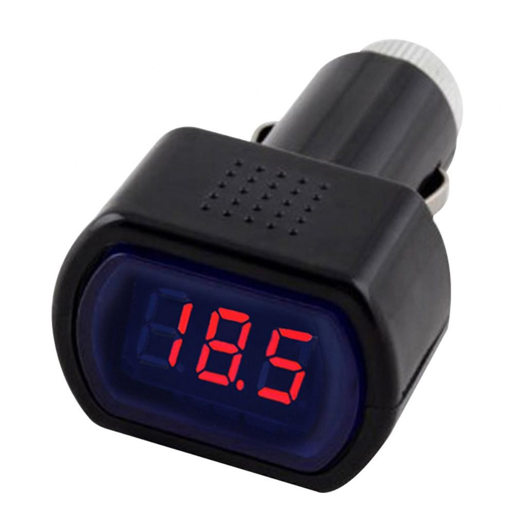 Jual IMPORT New Car Voltmeter Battery Tester Cigarette Lighter Digital ...