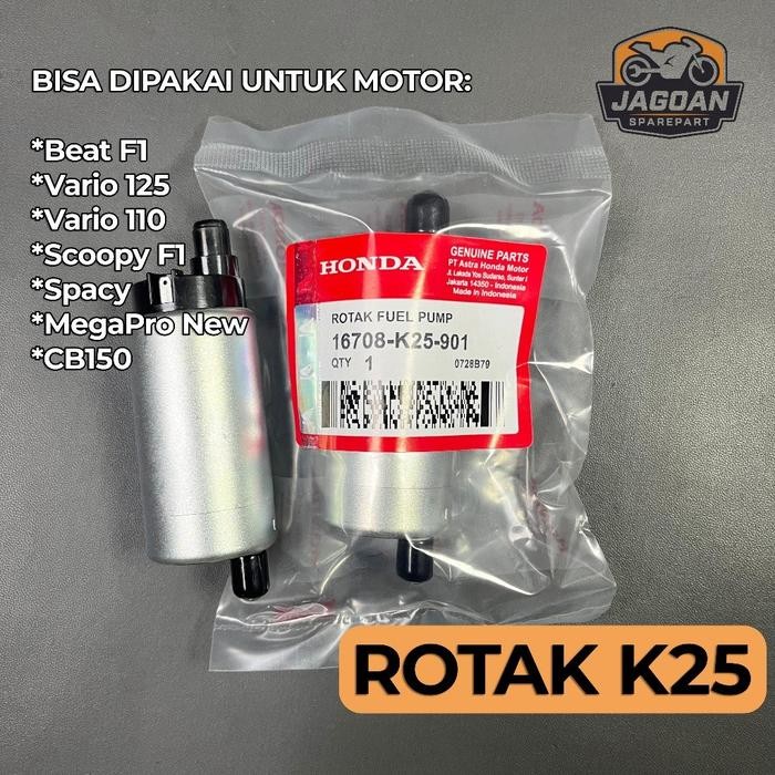 Jual New K25 Dinamo Fuel Pump Rotax Rotak Baterai Injeksi Honda Beat F1 ...