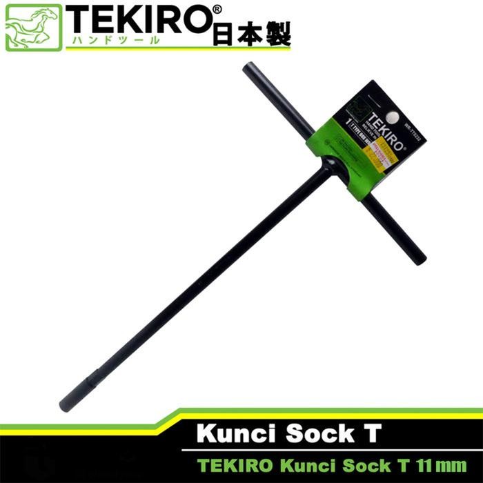 Jual Kunci Sock T TEKIRO 11mm Panjang Hitam / Shock Wrench Spanner T ...