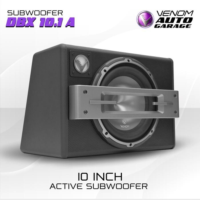 Jual SUBWOOFER AKTIF VENOM DBX 10.1A - SUBWOOFER MOBIL - SPEAKER MOBIL ...