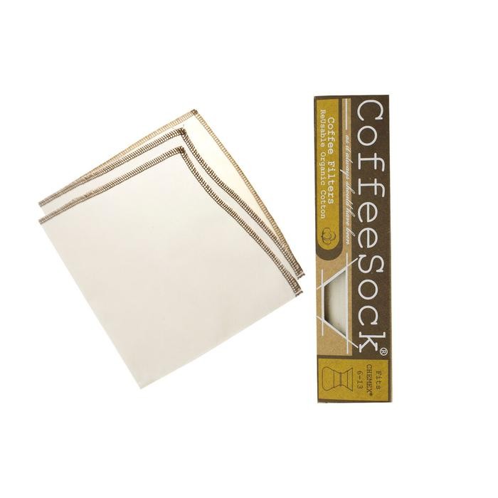 Jual COFFEE SOCK COTTON CLOTH COFFEE KOPI FILTER - CHEMEX SQUARE (2PCS ...