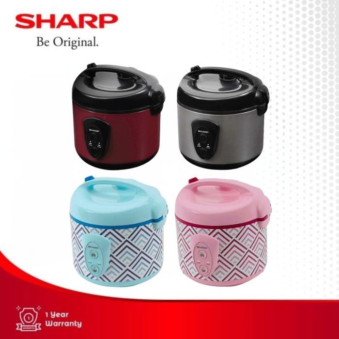 Jual Sharp Rice Cooker KS-N18MG-RD/SL/BL/PK 1.8 Liter 400 Watt / 3 in 1 ...