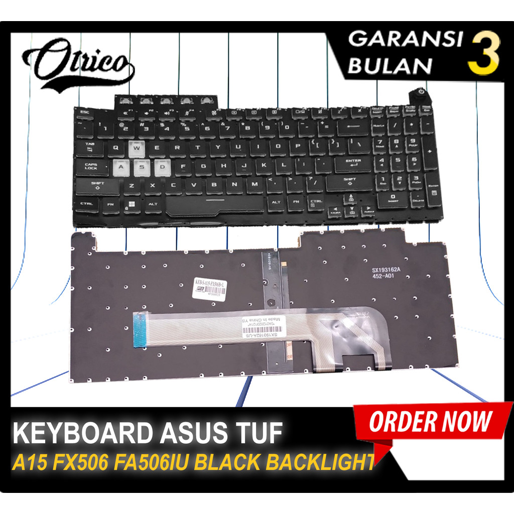 Jual Keyboard Asus TUF A15 FX506 FX506HC FX506I FX506IH FX506II FX506IV ...