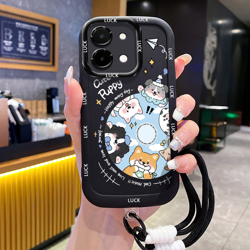 Jual Casing Hp untuk VIVO Y28 2024 Case Casing pola binatang lucu ...