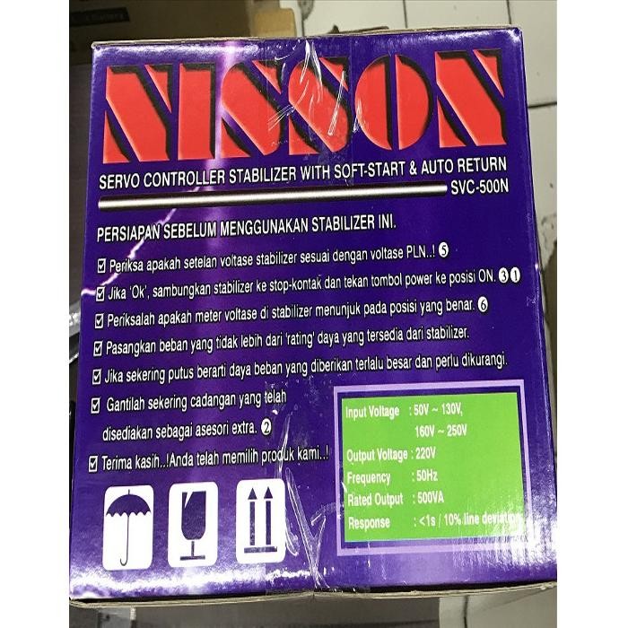 Jual Menarik Stabilizer Nisson Svc500N, Stabilizer Nisson 500Va ...