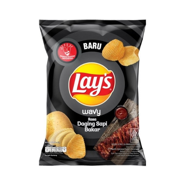Jual LAYS WAVY BBQ 64 GR | Shopee Indonesia