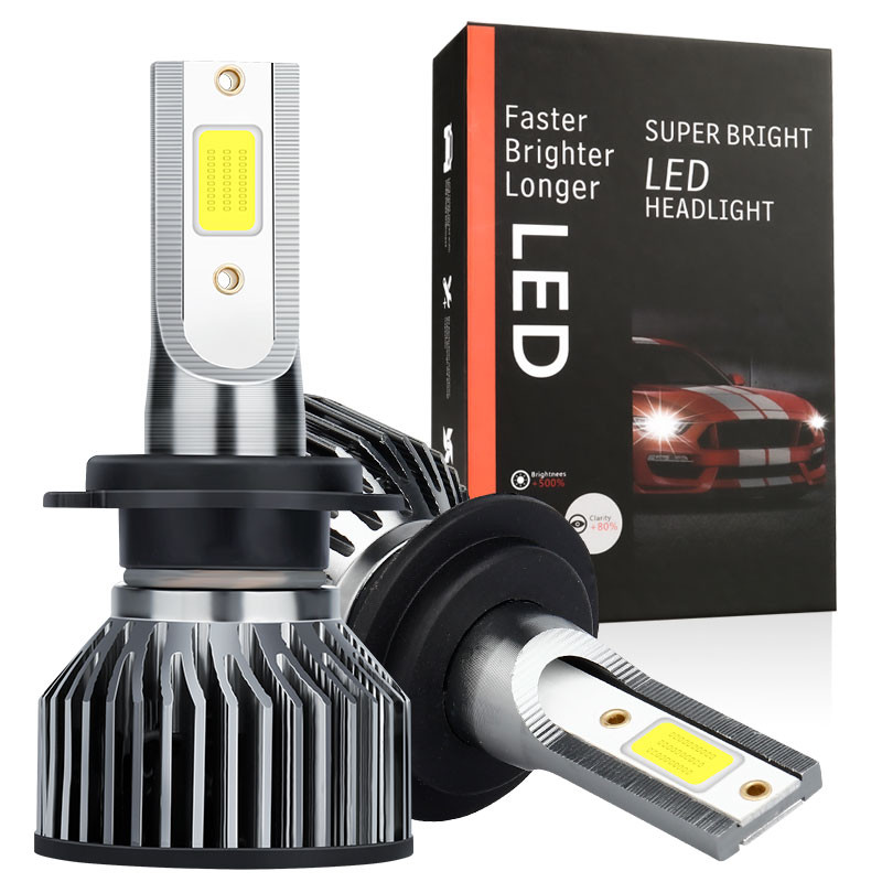Jual H4 H7 Led Car Headlight Bulb H11 H3 HB3 HB4 HIR2 9005 9006 9012 ...