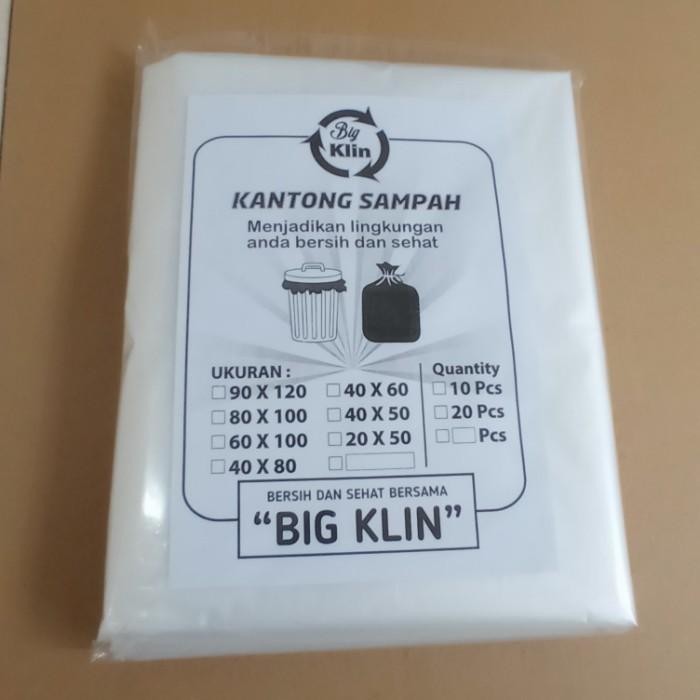 Jual PLASTIK PELASTIK PE BENING 60100 KANTONG BESAR TRANSPARAN ISI 12 ...