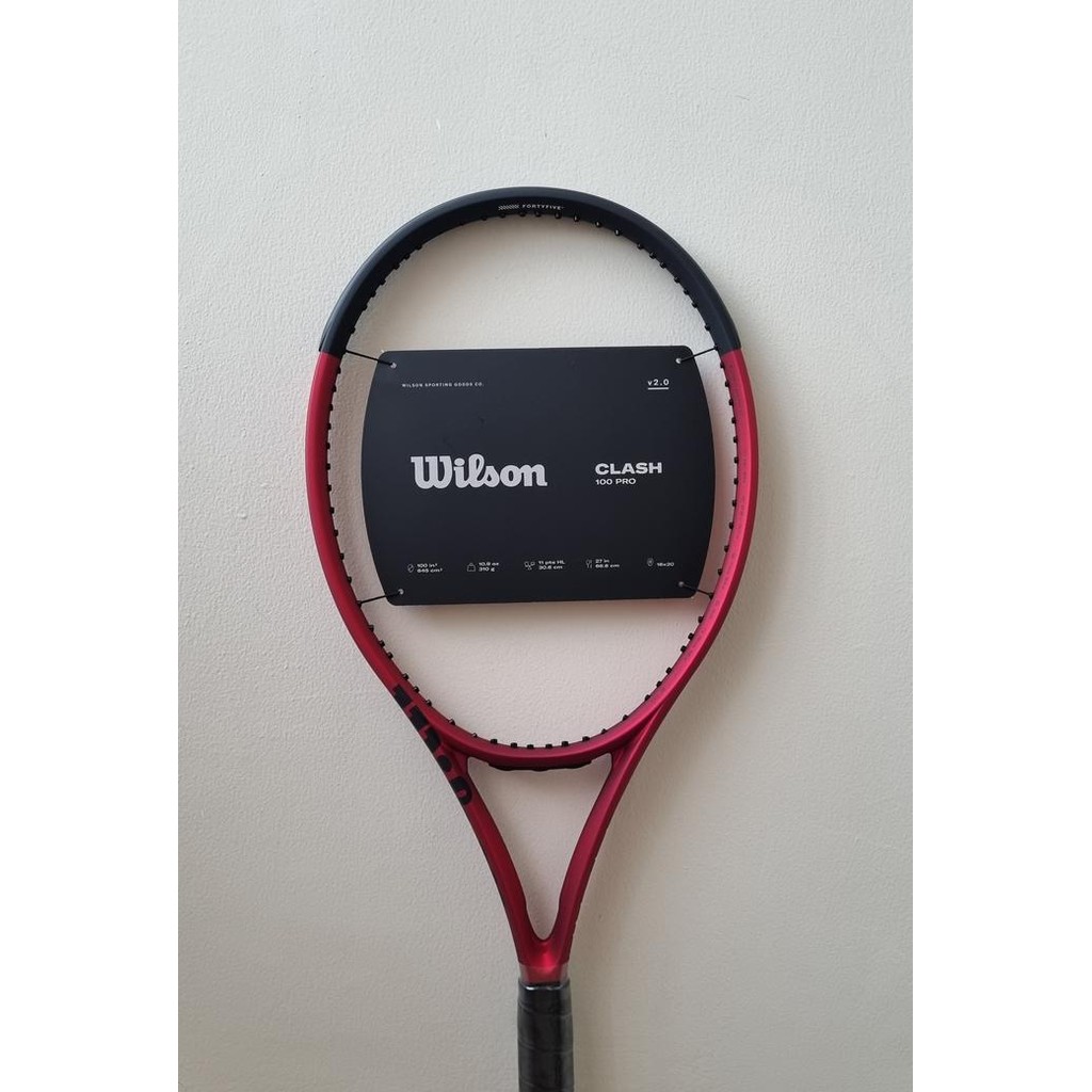 Jual Wilson CLASH 100 PRO v2 310g 16x20 Tennis Racket Raket Tenis ...