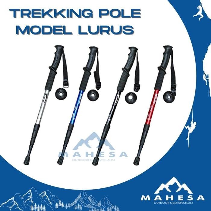 Jual ORIGINAL Treking Pole Lurus Tongkat Gunung Tracking Pole Trekking ...