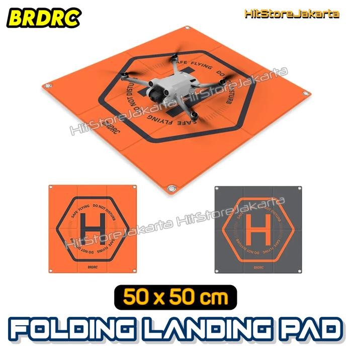 Jual BRDRC Universal Drone Foldable Landing Pad Lipat 2 Sisi Warna Hel ...