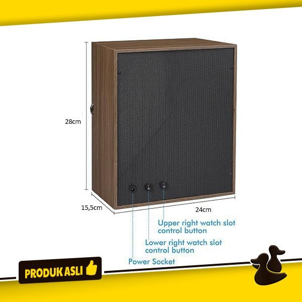 Jual Melayani Faktur Pajak! Watch Winder Display Kotak Jam Lemari Kayu ...
