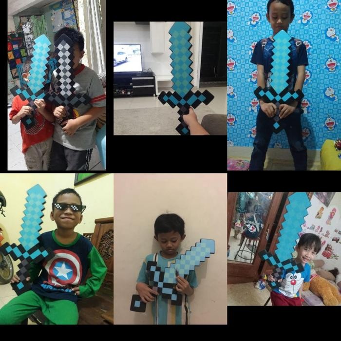 Jual READY Pedang Minecraft (Ukuran Jumbo) / Kado Mainan Anak Pedang ...
