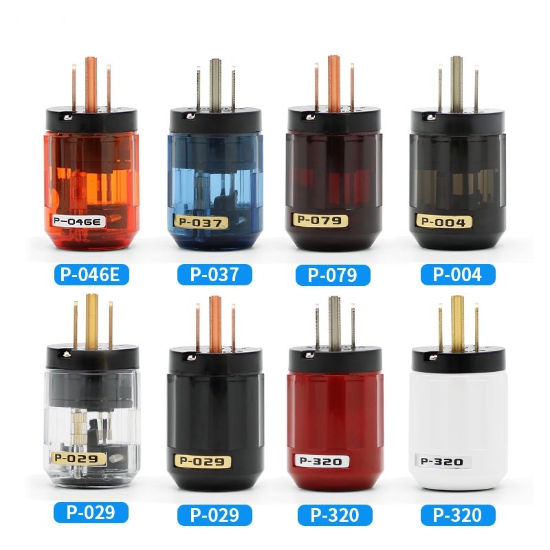 Jual NEW Oyaide US Power Plug Female Rhodium Plated/Gold Plating Power ...