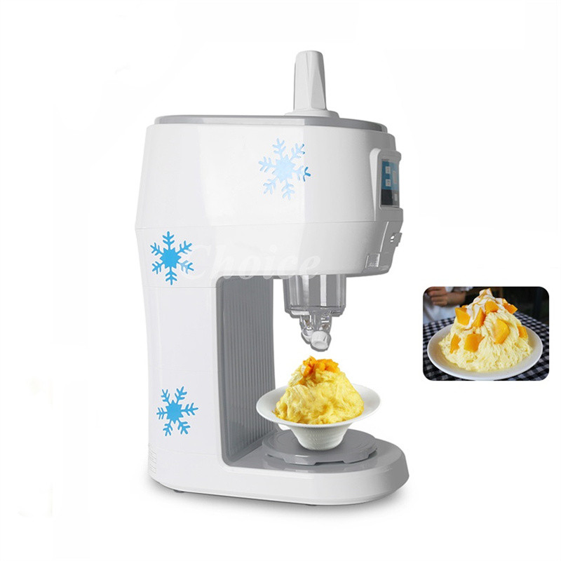 Jual 300W Mini Desktop Semi-Automatic Snowflakes Ice Crusher Shaved ...