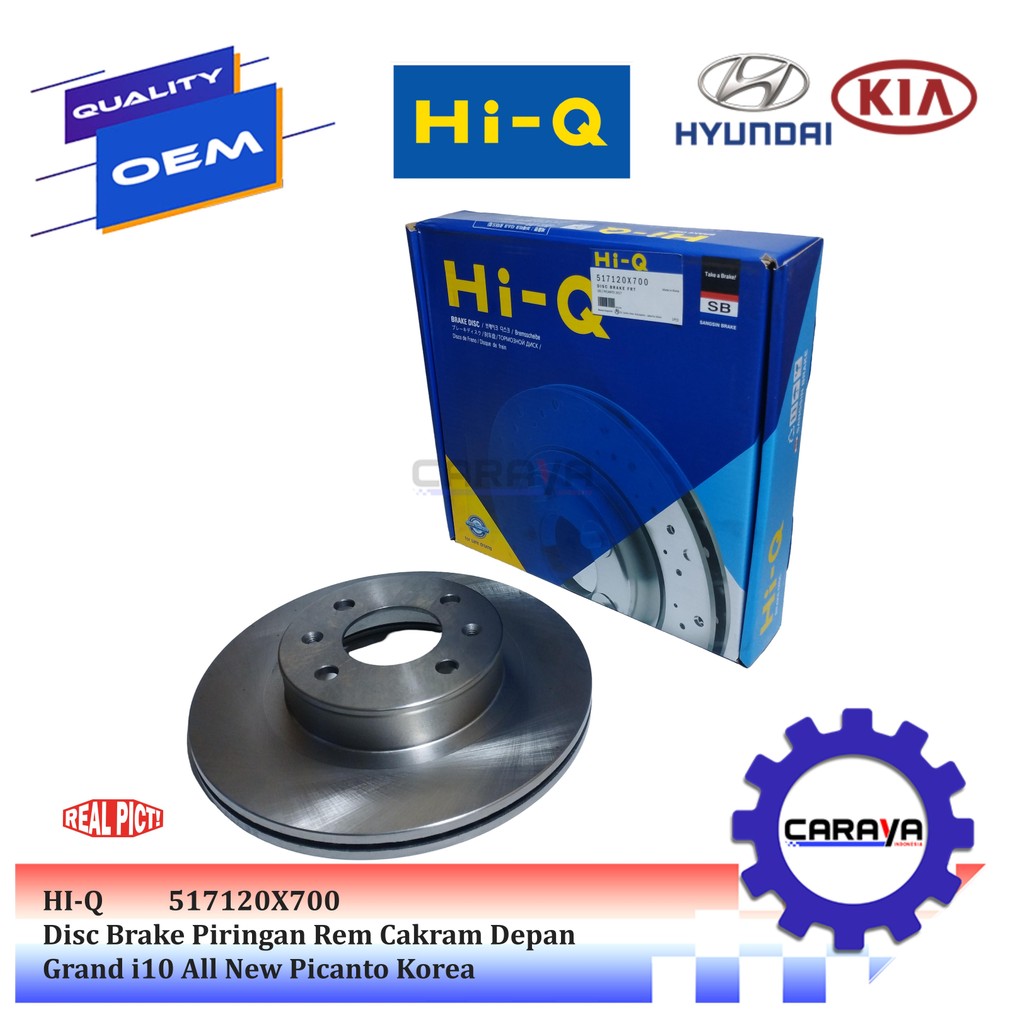 Jual Disc Brake Piringan Rem Cakram Depan Grand I10 Gen 2 All New ...