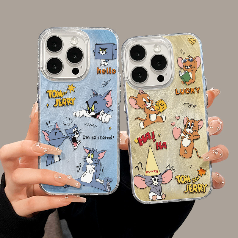 Jual Tom Fancy Jerry Soft Kartun Casing Iphone 17 Air 11 13 15 16 Pro ...