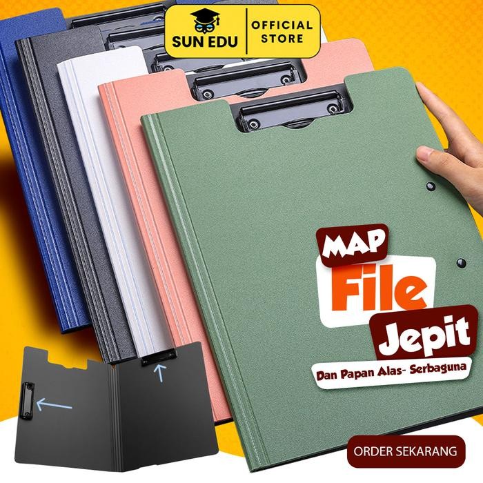 Jual New Map kertas 2 sisi A4 A3/ Clipboard with cover/ Map folder ...