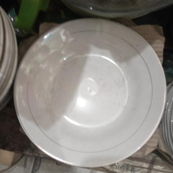 Jual Piring Makan Keramik Lis 2 Mas 9 Inch Lusinan / Piring Makan List ...