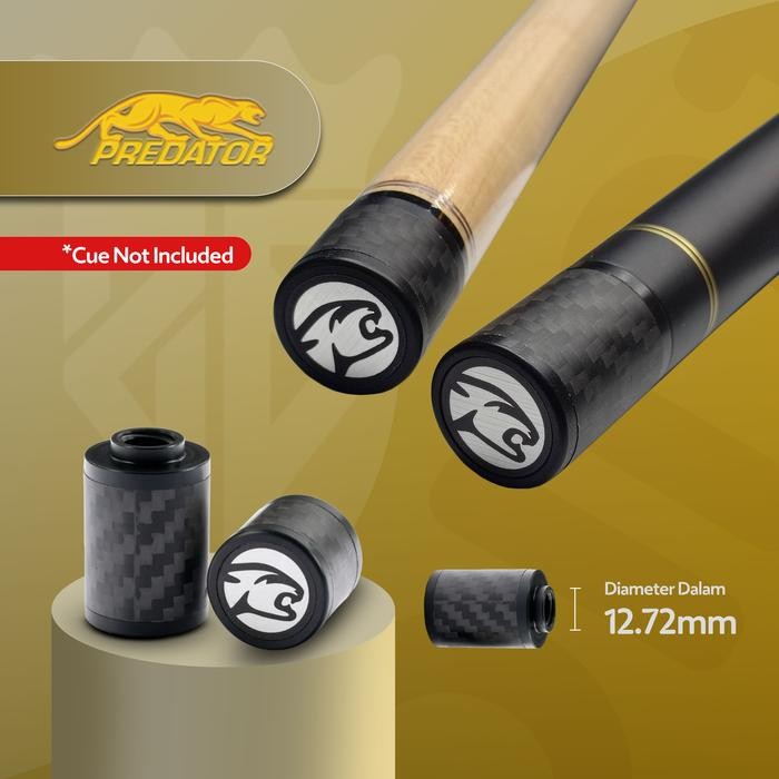 Jual Predator Joint Protector Carbon Uniloc Joint Stick Billiard Butt ...