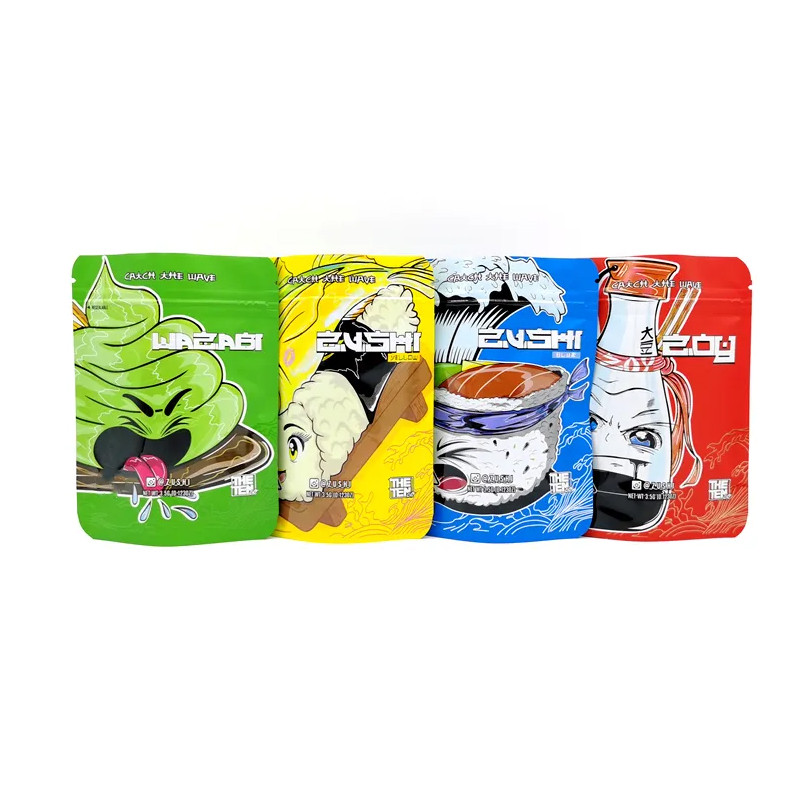 Jual 3.5g ZUSHI THE TEN CO Mylar Bag Zipper Package Smell Proof Stand ...