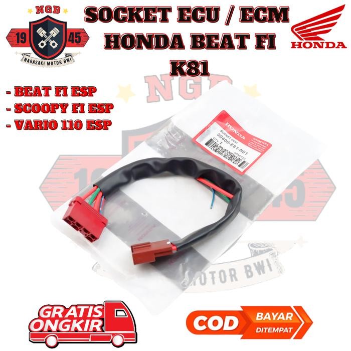Jual OJ Kabel Socket ECU / ECM Honda Beat FI eSP , Scoopy FI eSP ...