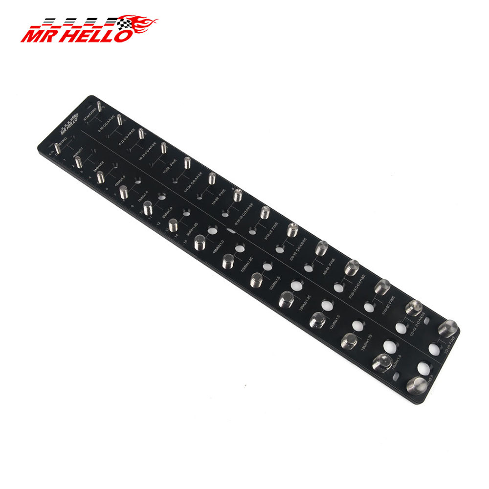 Jual PROMO 28 Precise Thread Identification Gauge Nut And Bolt Thread ...
