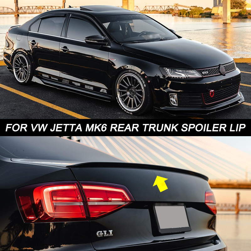 Jual Spoiler For Volkswagen Vw Jetta Mk6 2011-2018 Rear Trunk Lip Wing ...