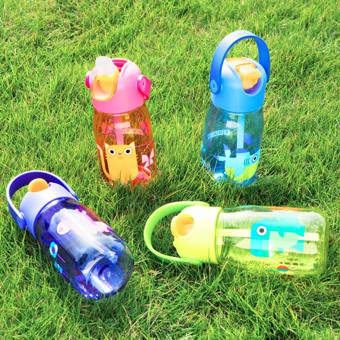 Jual Zoku Kids Flip Straw Bottle - Botol Minum Anak, Botol Minum ...