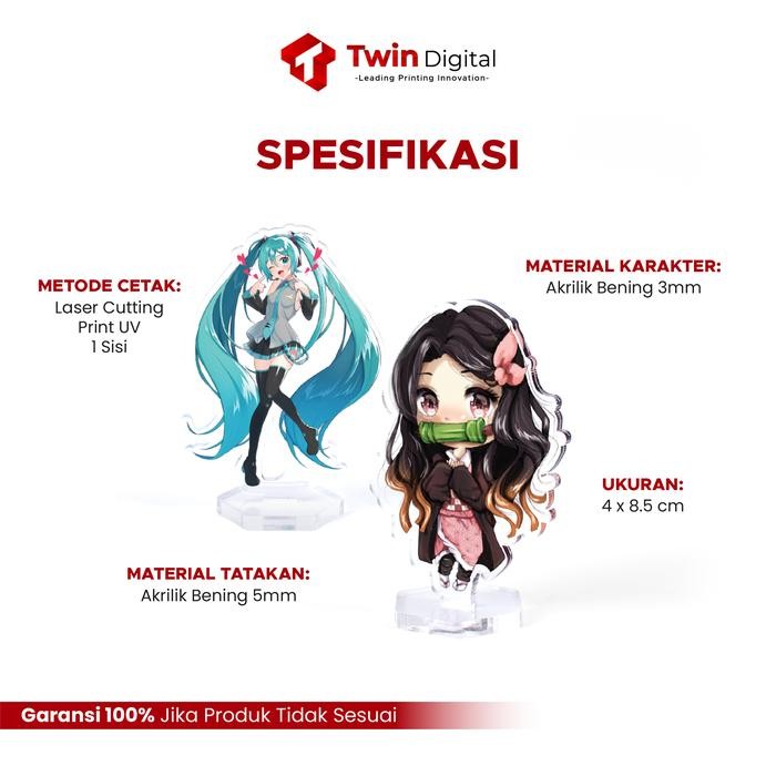 Jual Standing Mini Character Akrilik Anime Hiasan Wibu Miniatur Manga ...