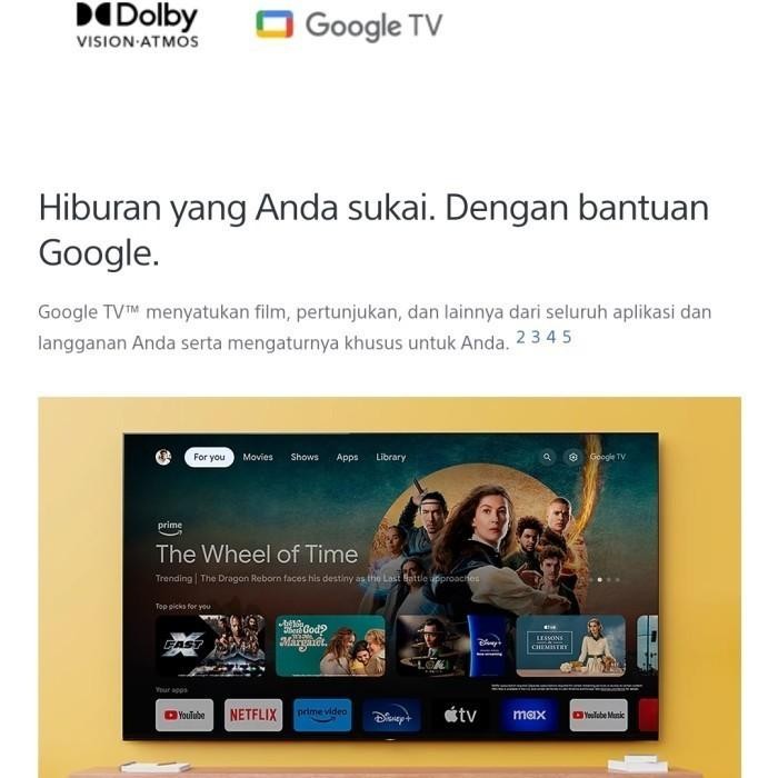 Jual Sony Bravia3 K75S30 - Led Google Tv 4K Hdr 75 Inch Sony K 75S30 ...