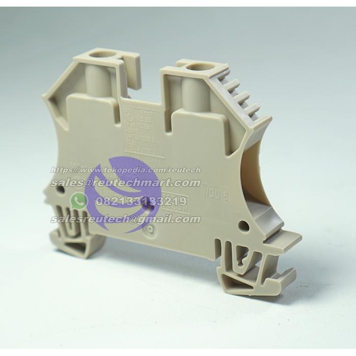 Jual Weidmuller WDU6 1020200000 Terminal Block Weidmuller WDU 6 ...