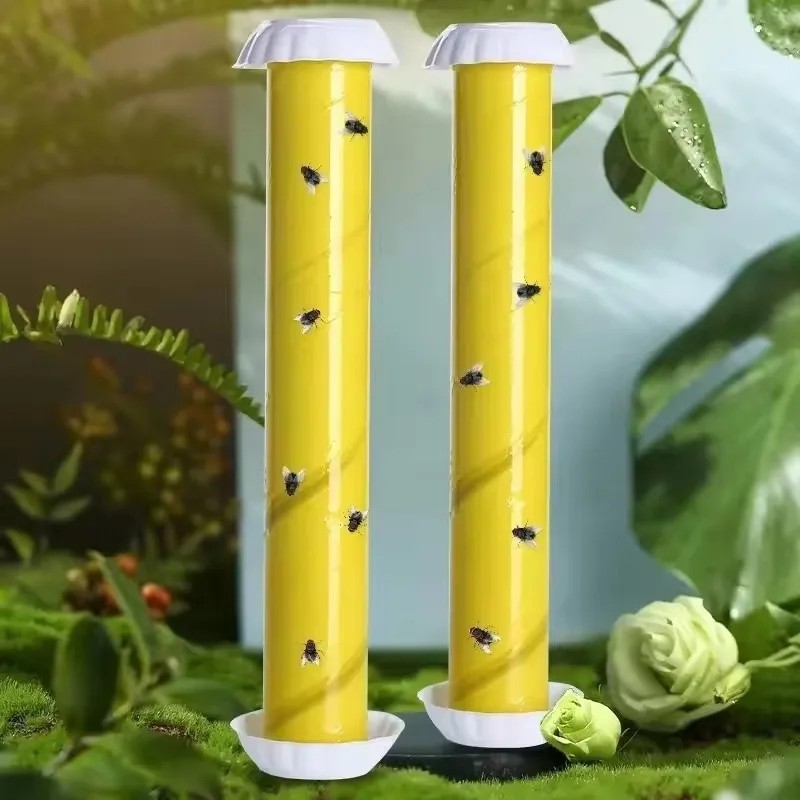 Jual Fly Stick Trap for Mosquitoes Disposable Sticky Glue Fly Trap with ...
