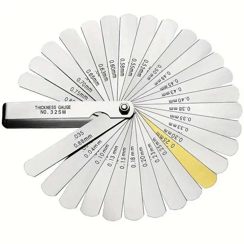 Jual BEST 32 Blades Alloy Range Finder Feeler Gauge Valve Teaching ...