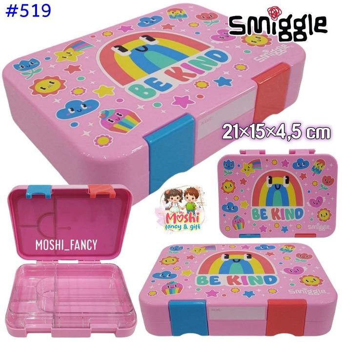 Jual Yummy Box Smiggle Be Kind / Tempat Makan Smiggle Be Kind / Lunch ...