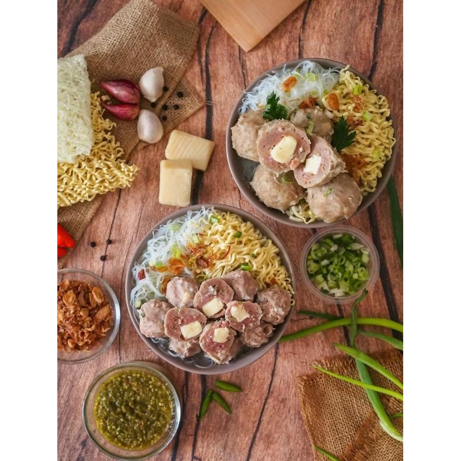 Jual Pilihan- Bakso Sapi Cheddar Cheese Keju Dalam Bakso Halus Polos ...