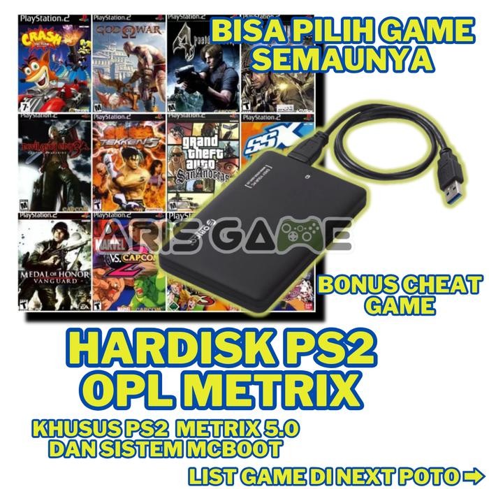 Jual Pilihan- Usb Game Hdd Fd Ps2 Metrix Opl Plug And Play | Shopee ...