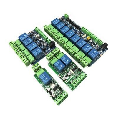 Jual MODUL MODBUS RTU 1CH 2CH 4CH 8CH WAY 12 V RELAY OPTOCOUPLER RS485 ...