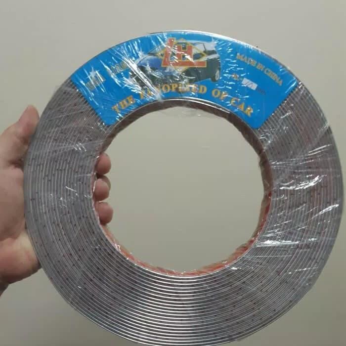 Jual List Moulding Chrome Bumper Mobil 15Mm, 18Mm | Shopee Indonesia