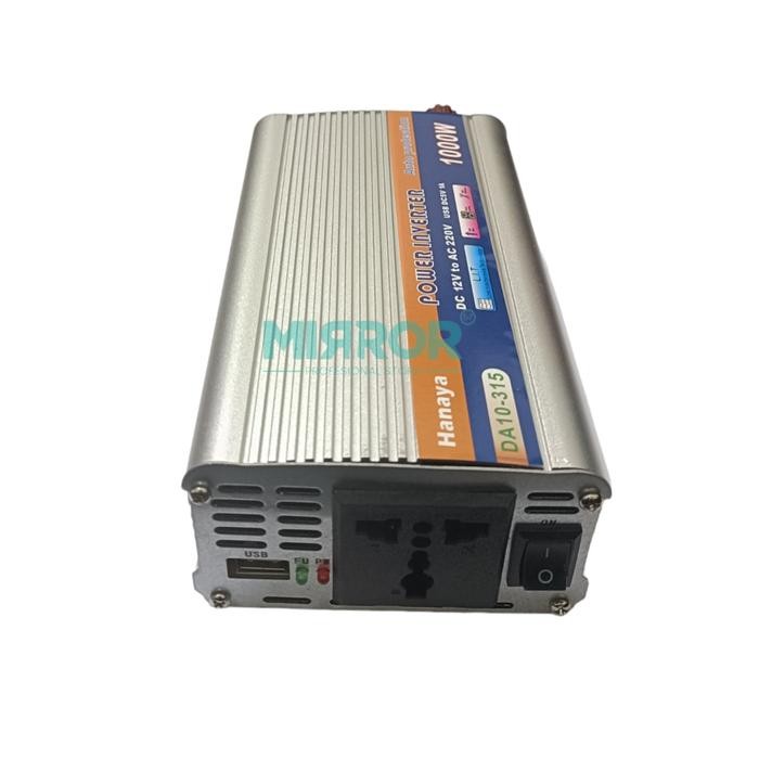 Jual Power Inverter Hanaya Dc 12V To Ac 220V 1000W Alat Perubah Arus Dc ...