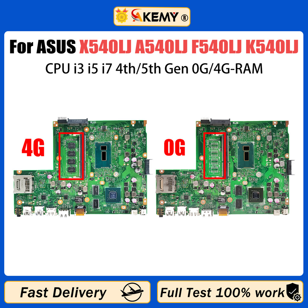 Jual Casing Laptop AKEMY X540LJ Mainboard For ASUS A540LJ F540LJ K540LJ ...