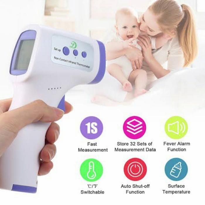 Jual termometer tembak thermogun termometer infrared termometer suhu ...