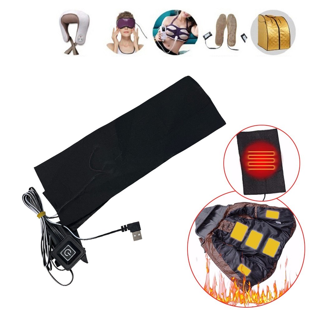 Jual 2 In1 Usb Clothes Heater Pad Temperature Electric Heating Vest ...