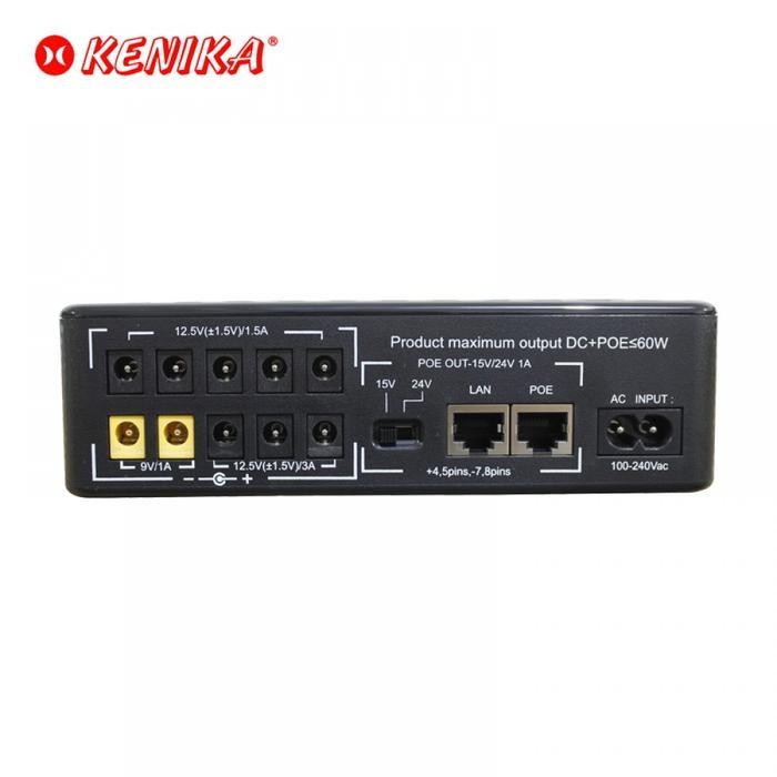 Jual Hemat Kenika Portable Mini Ups Dc Poe 16000Mah 60Watt Max Lithium ...