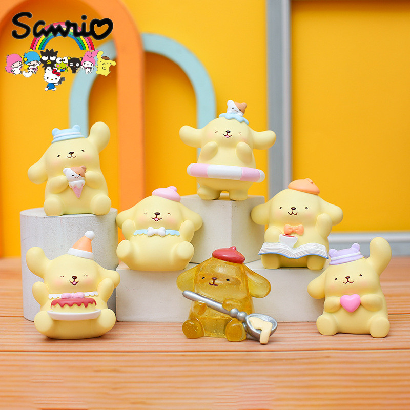 Jual Sanrio Blind Box Pompompurin Kawaii Candy Series Cartoon Model ...