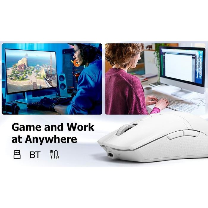 Jual na64- Delux M800 Pro Wireless Gaming Mouse With Paw 3370 Sensor | Shopee Indonesia