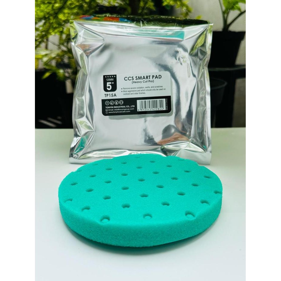 Jual BUSA POLES CCS SMART PAD FOR HEAVY CUT WITHOUT HOLE (GREEN COLOR ...