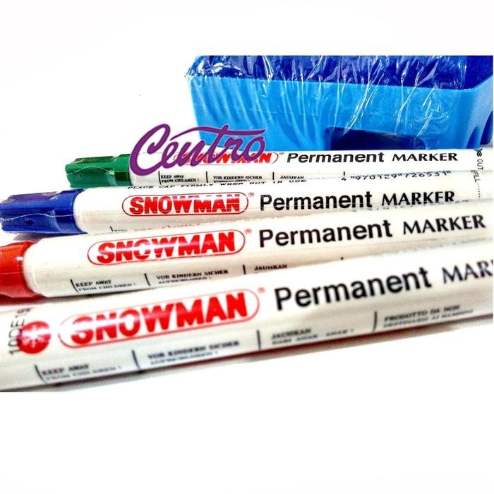 Jual SNOWMAN PERMANENT MARKER/ SPIDOL PERMANENT | Shopee Indonesia